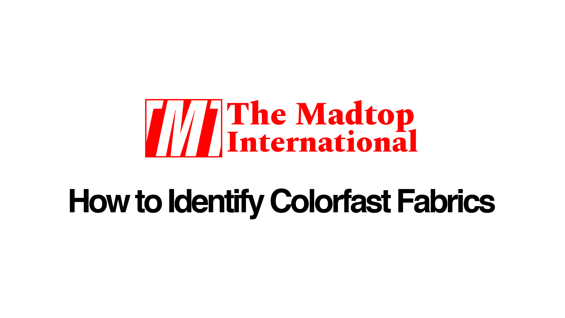 How to Identify Colorfast Fabrics That Won’t Fade After Washing - The ...